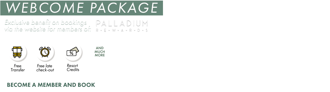 Get exclusive benefits from Palladium Rewards